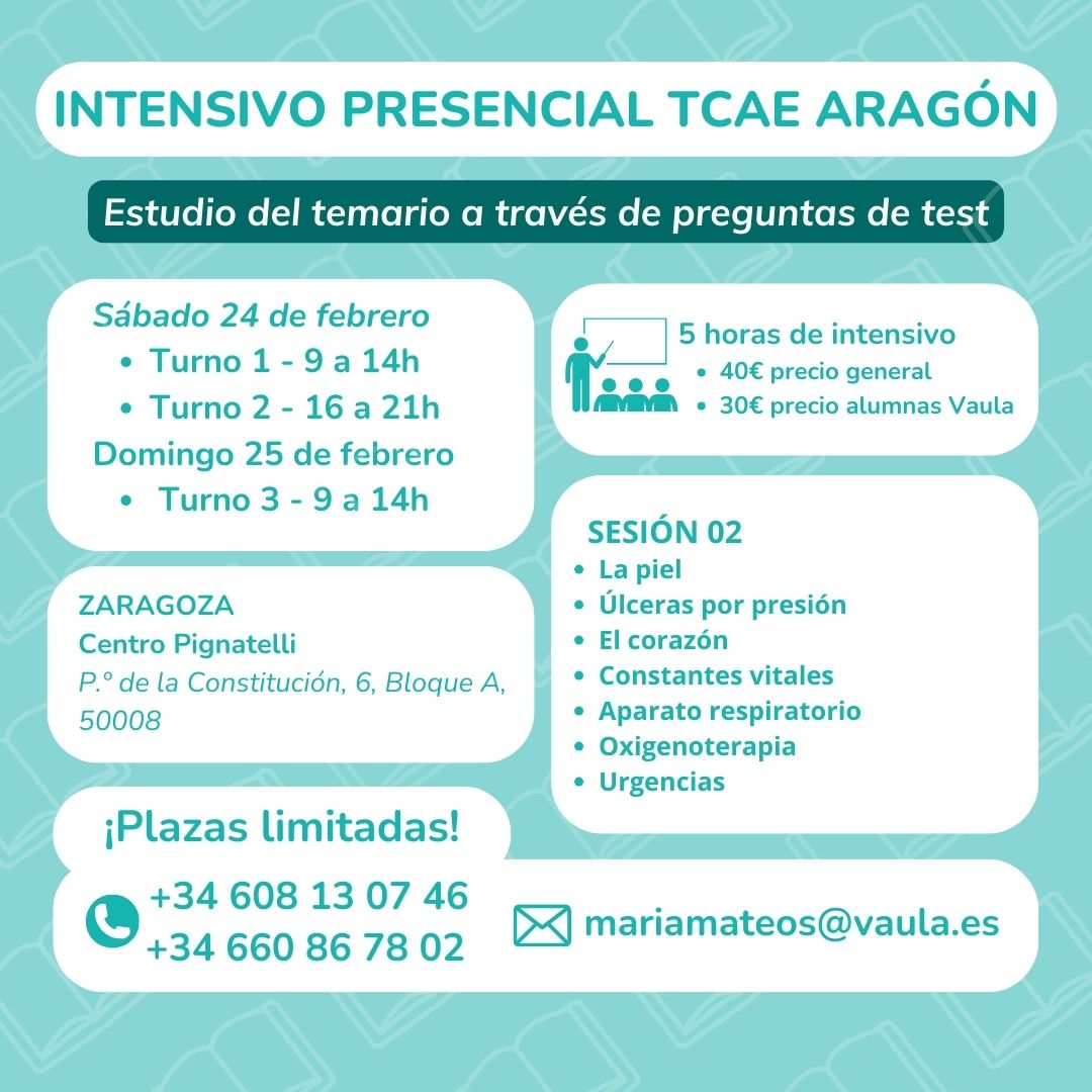 Novedades en Vaula TCAE